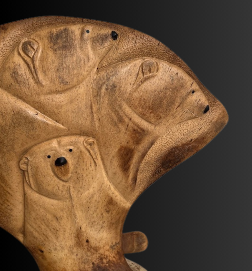 Four Polar Bears: Arctic Spirit Gallery - Native Art Gallery in ...