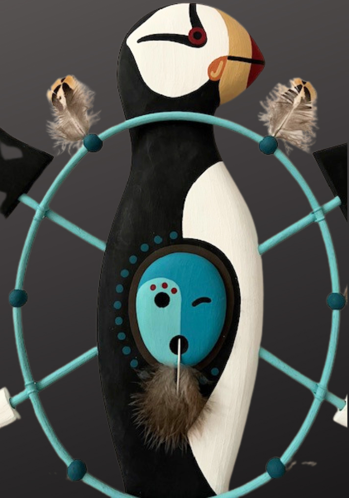 Puffin Mask: Arctic Spirit Gallery - Native Art Gallery in Ketchikan Alaska